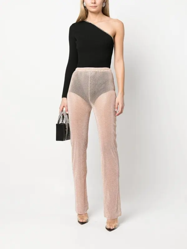 SANTA BRANDS Rhinestone-embellished Trousers - Neutrals
