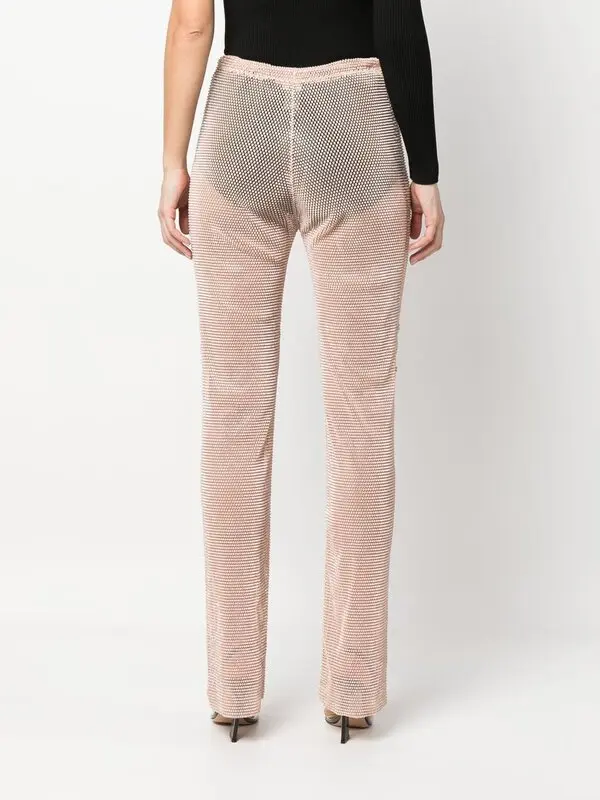 SANTA BRANDS Rhinestone-embellished Trousers - Neutrals