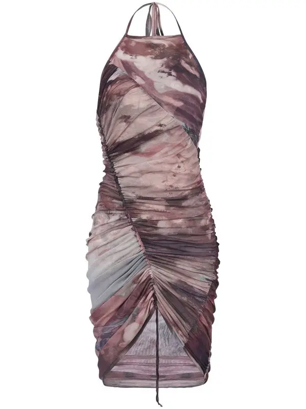 Balmain Tulle Mini Dress - Grey