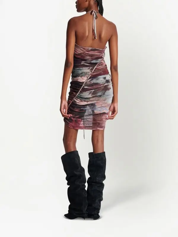 Balmain Tulle Mini Dress - Grey