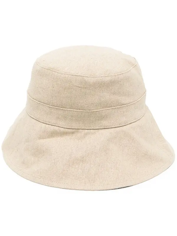 Jacquemus Le Bob Bando Strap Bucket Hat - Neutrals