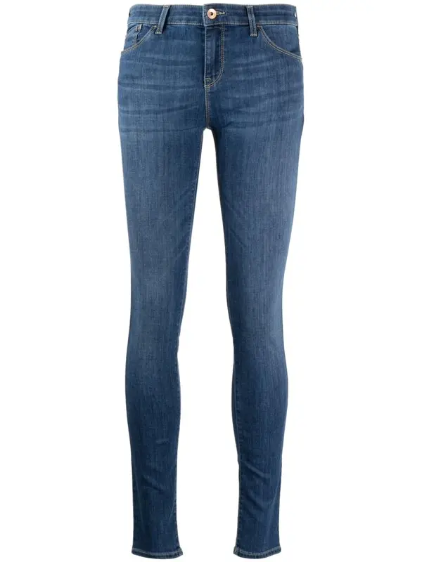 Emporio Armani Embroidered Logo Jeans
