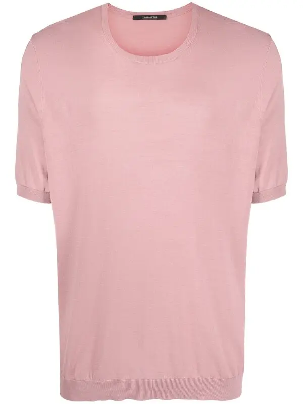 Tagliatore Knitted Silk T-shirt