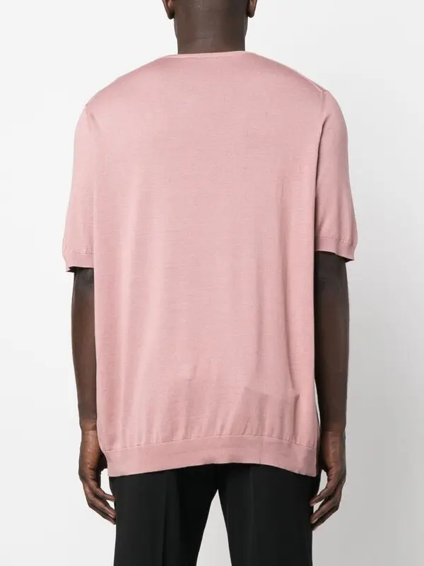 Tagliatore Knitted Silk T-shirt