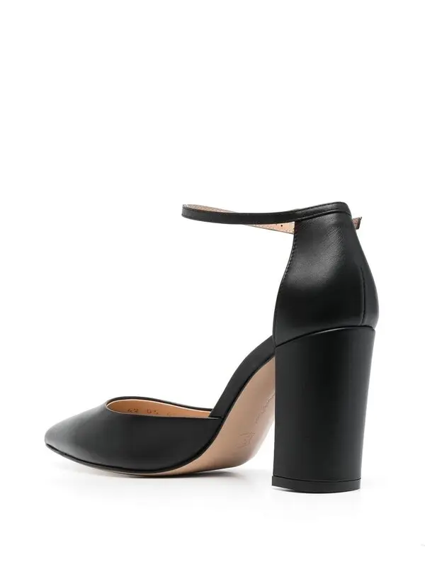 GIANVITO ROSSI Piper Anklet 100mm Leather Pumps