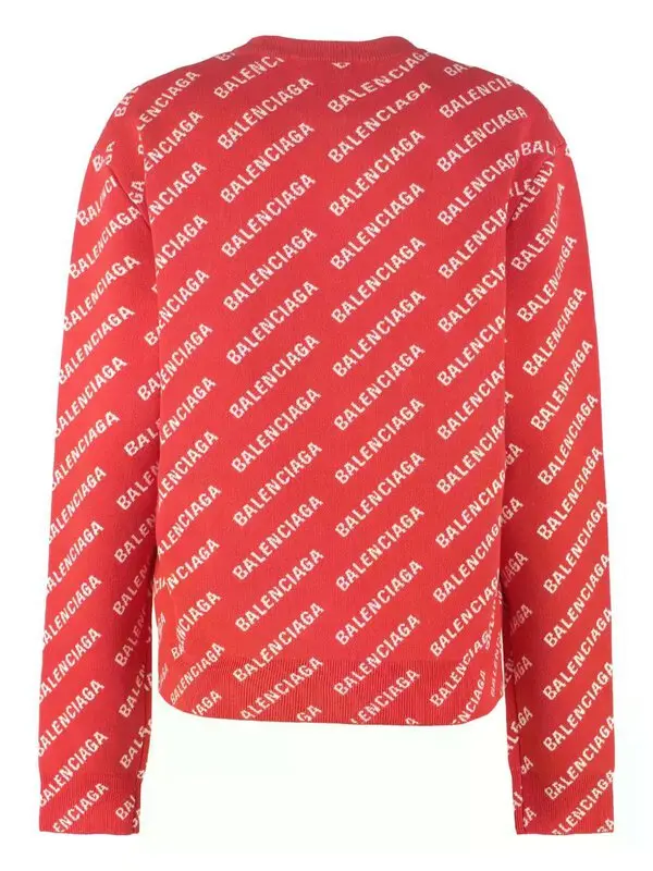 Balenciaga Logo-print Cotton Sweatshirt