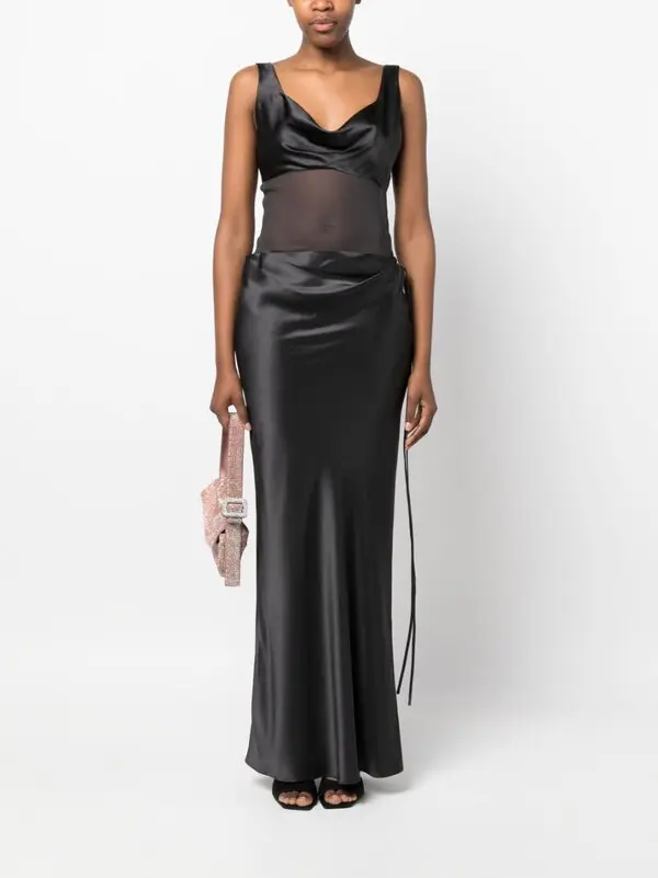 Christopher Esber Sheer-panel Gown