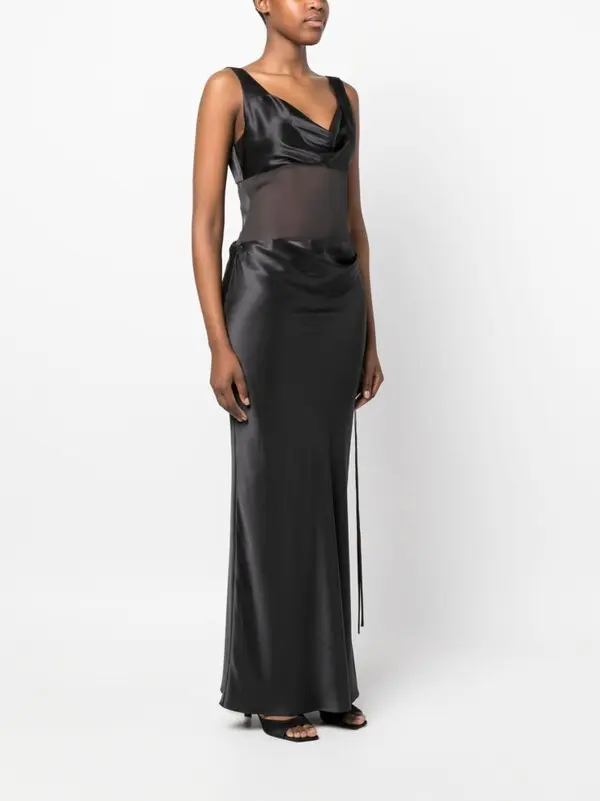 Christopher Esber Sheer-panel Gown