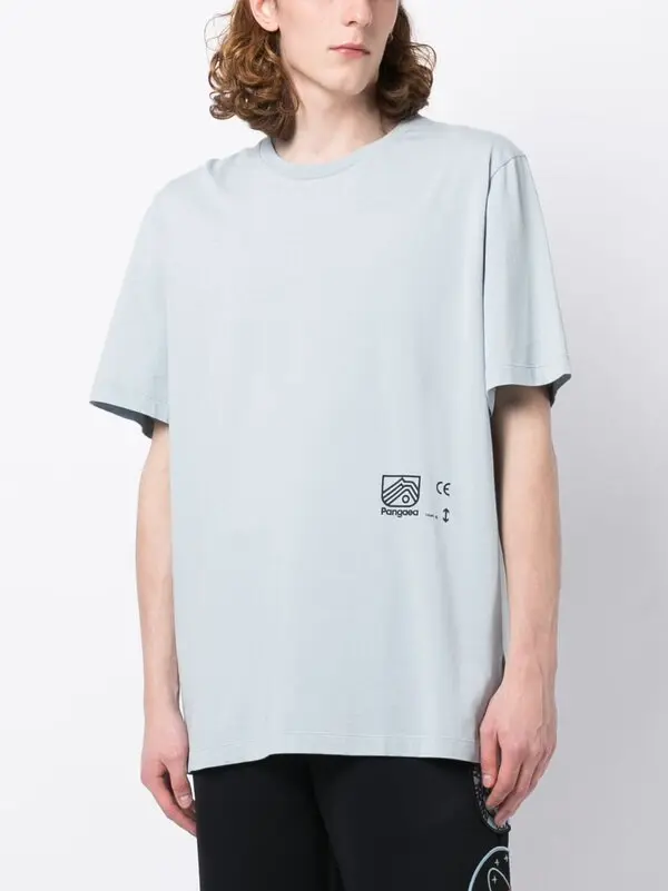 OAMC Photograph-print Cotton T-shirt - Blue