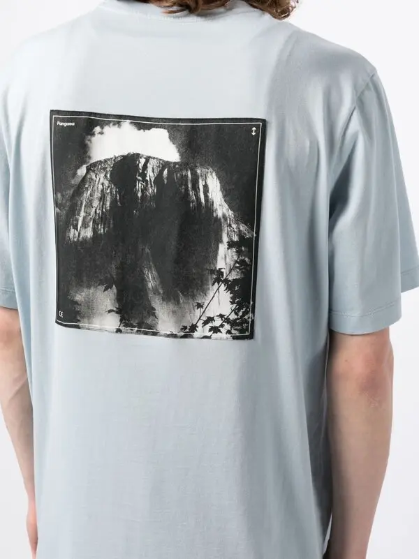 OAMC Photograph-print Cotton T-shirt - Blue