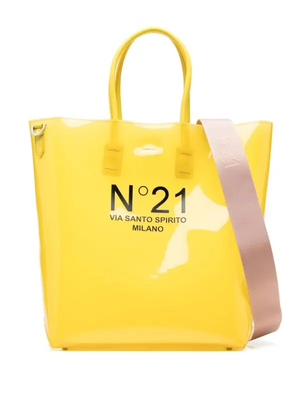 N°21 Logo-print Rectangle Tote Bag