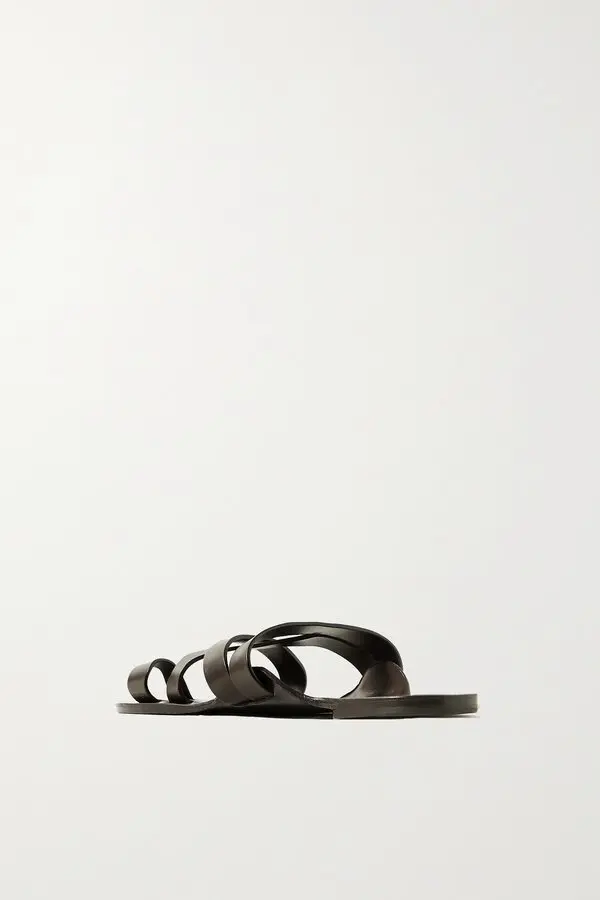 THE ROW Kris Leather Sandals