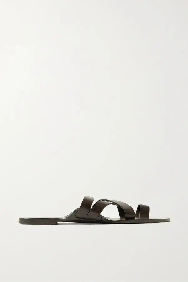 THE ROW Kris Leather Sandals
