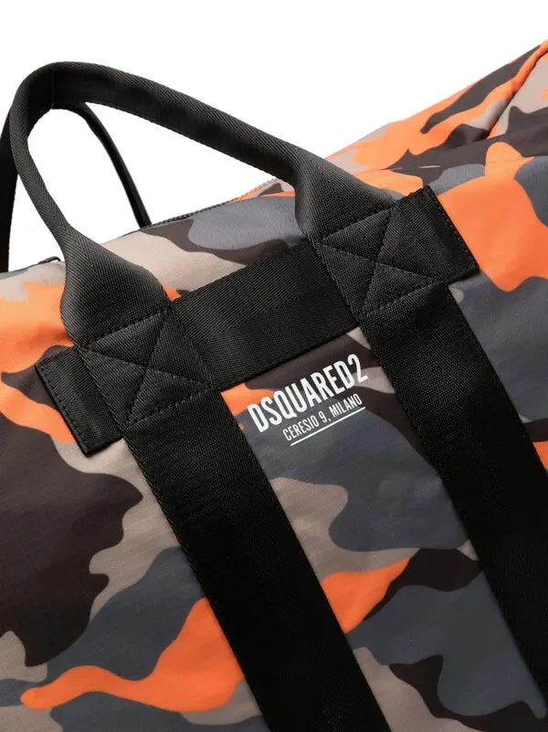 Dsquared2 Camouflage Print Travel Bag
