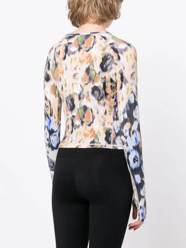 P.E Nation Visualise Floral-print Top