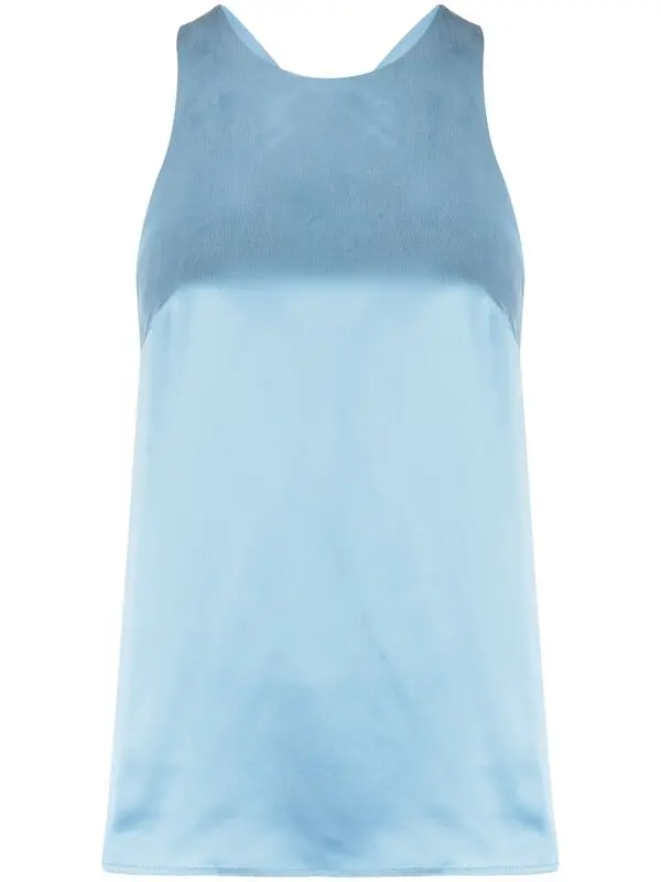Loulou De Saison Halterneck Tank Top - Blue