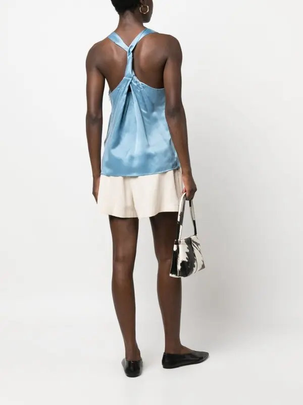 Loulou De Saison Halterneck Tank Top - Blue