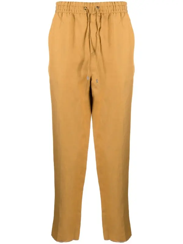 Etro Drawstring-waist Cropped Trousers