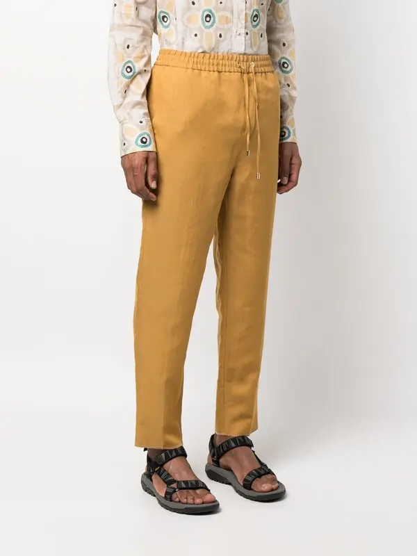 Etro Drawstring-waist Cropped Trousers