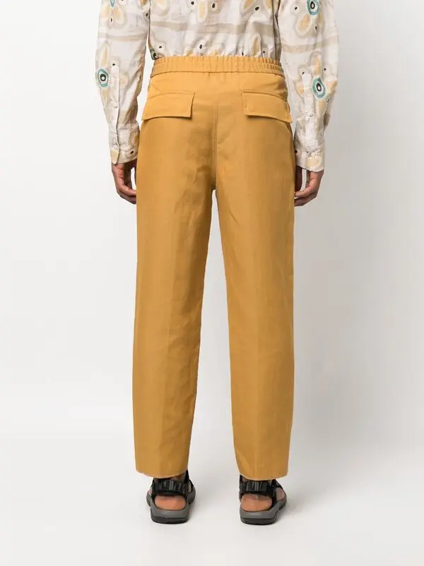 Etro Drawstring-waist Cropped Trousers