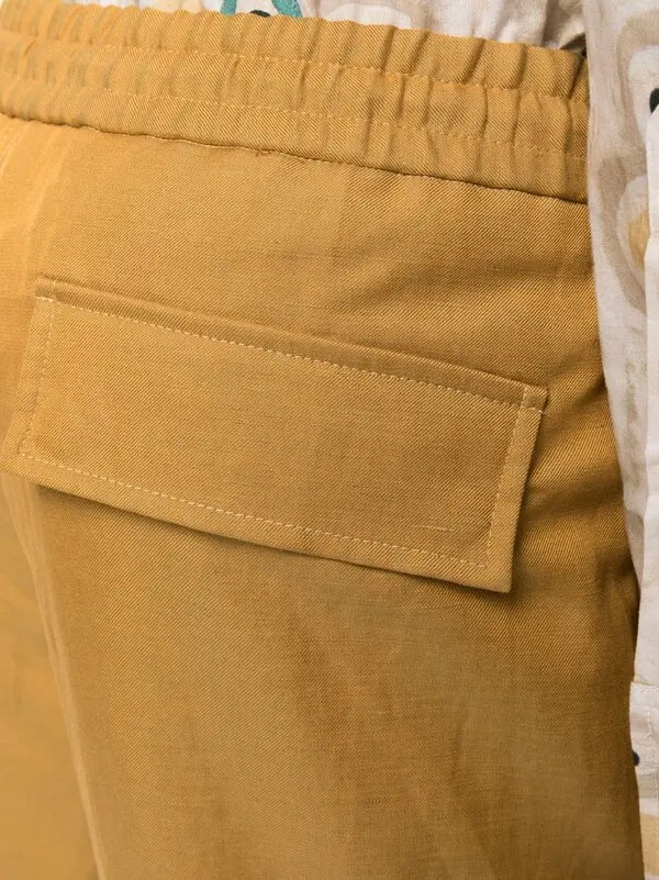 Etro Drawstring-waist Cropped Trousers