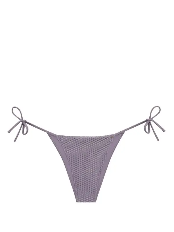ANINE BING Leno Bikini Bottoms - Purple