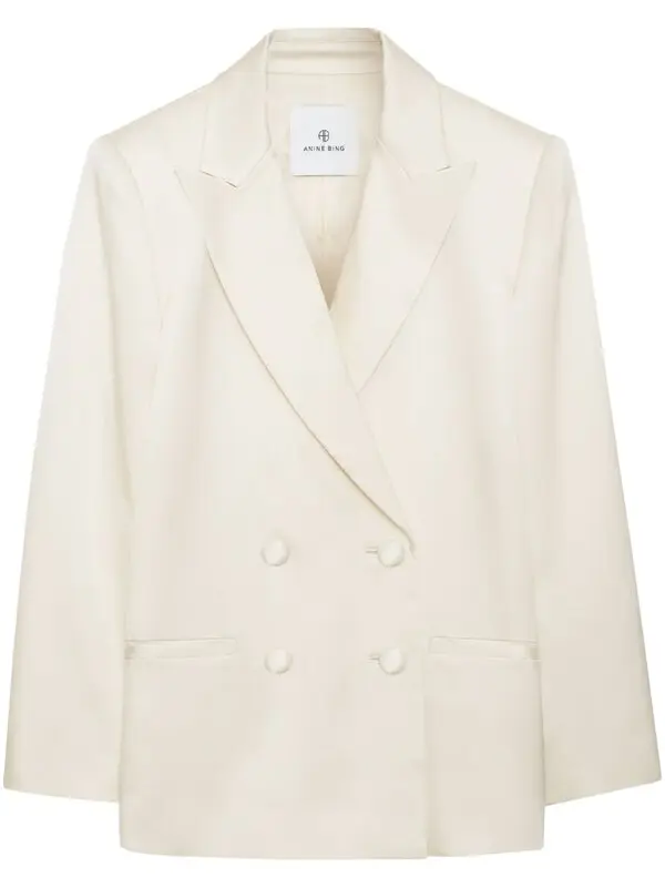 ANINE BING Donne Silk Blazer