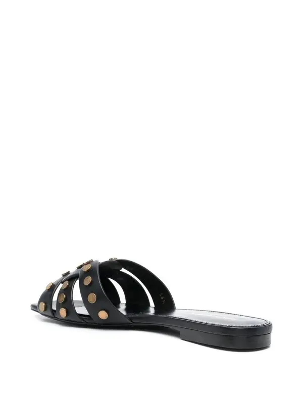 Saint Laurent Studded Leather Sandals