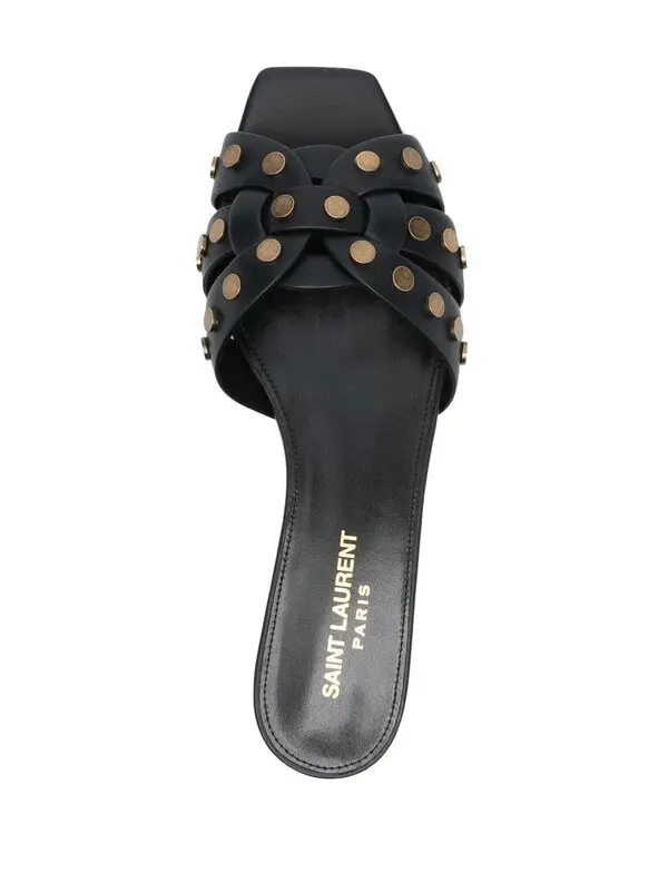 Saint Laurent Studded Leather Sandals