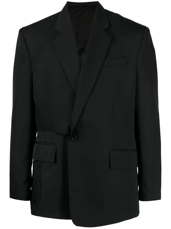 SONGZIO Asymmetric Notched Blazer