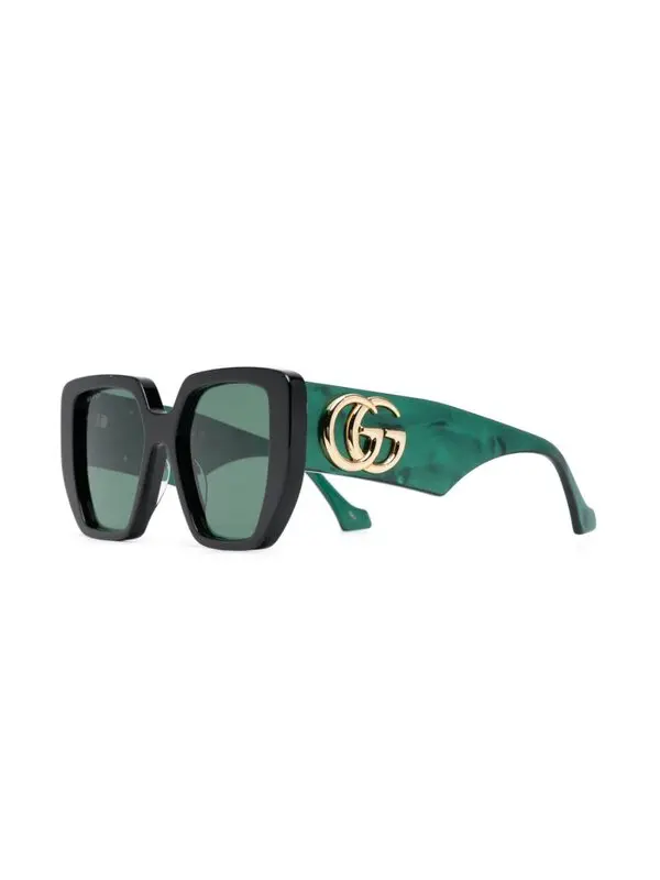 Gucci Interlocking G Oversized Sunglasses - Black