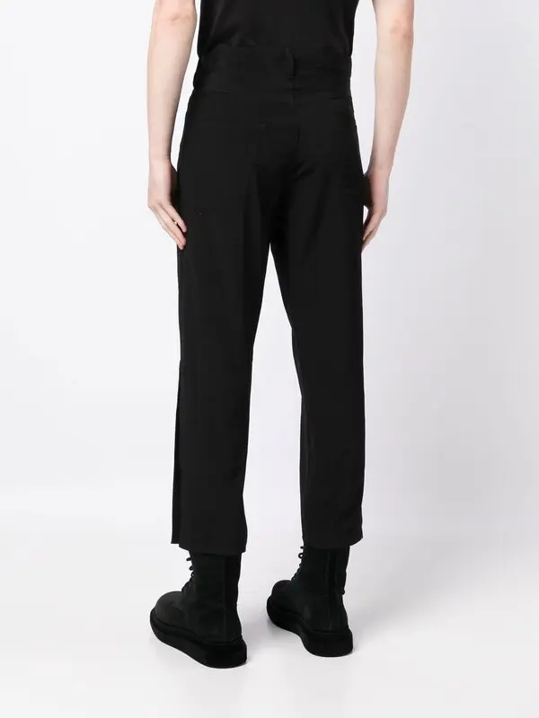 Yohji Yamamoto Cropped-leg Trousers