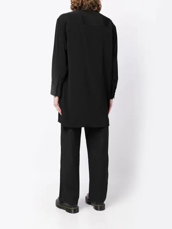 Yohji Yamamoto Patch-pocket Long-sleeve Shirt