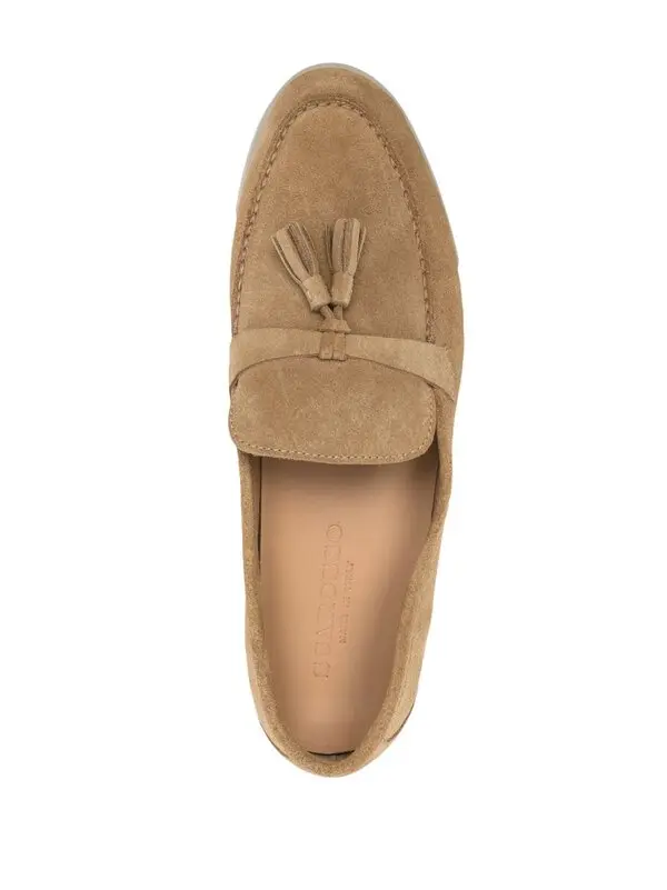 SCAROSSO Leandro Tassel Loafers - Neutrals