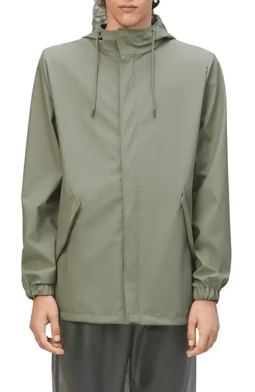 Rains Fishtail Hooded Rain Jacket - Drift