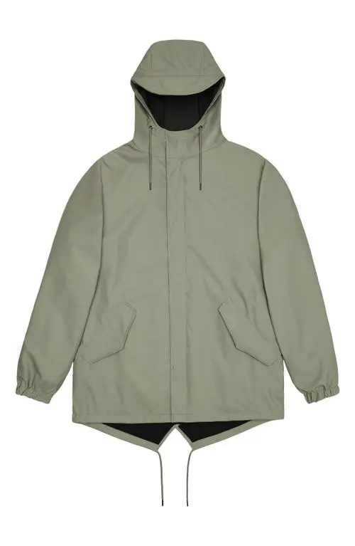 Rains Fishtail Hooded Rain Jacket - Drift