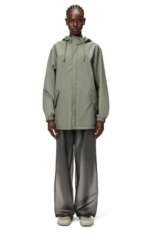 Rains Fishtail Hooded Rain Jacket - Drift