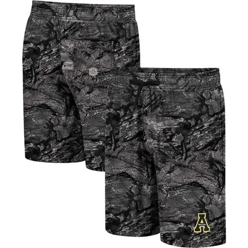 COLOSSEUM Appalachian State Mountaineers Realtree Aspect Ohana Swim Shorts - Charcoal