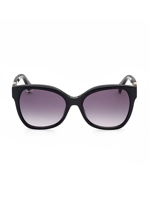 Max Mara 56mm Butterfly Sunglasses - Black | Editorialist display picture 1