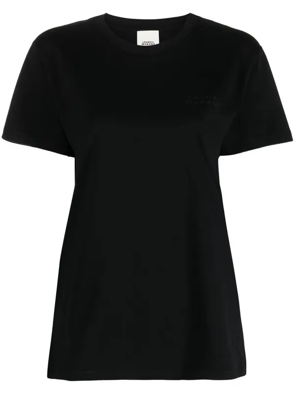 Isabel Marant Étoile Vidal Logo-print T-shirt - Black