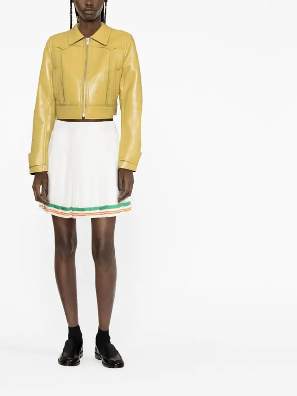 Casablanca High-waisted A-line Skirt