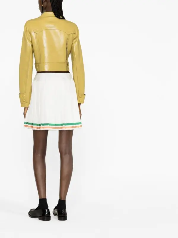 Casablanca High-waisted A-line Skirt