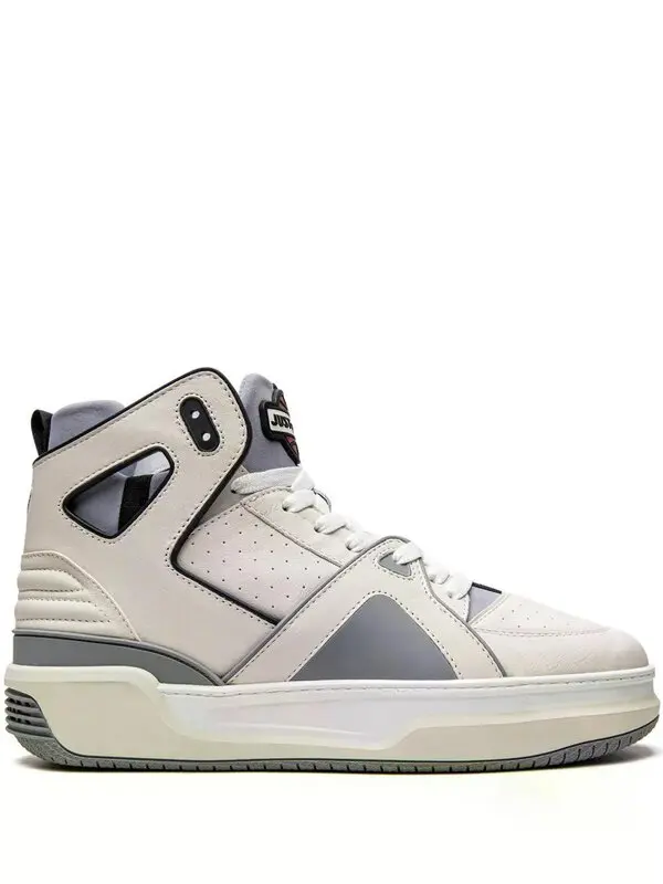 JUST DON Courtside High Sneakers - Neutrals