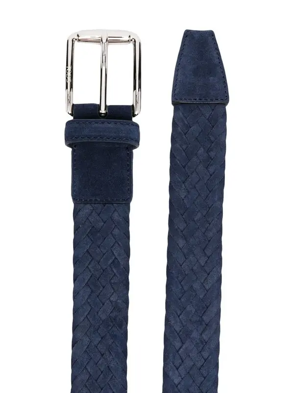 TOD'S Logo-engraved Braided Belt