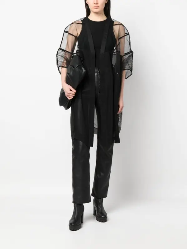 Rick Owens Sheer Silk Jacket