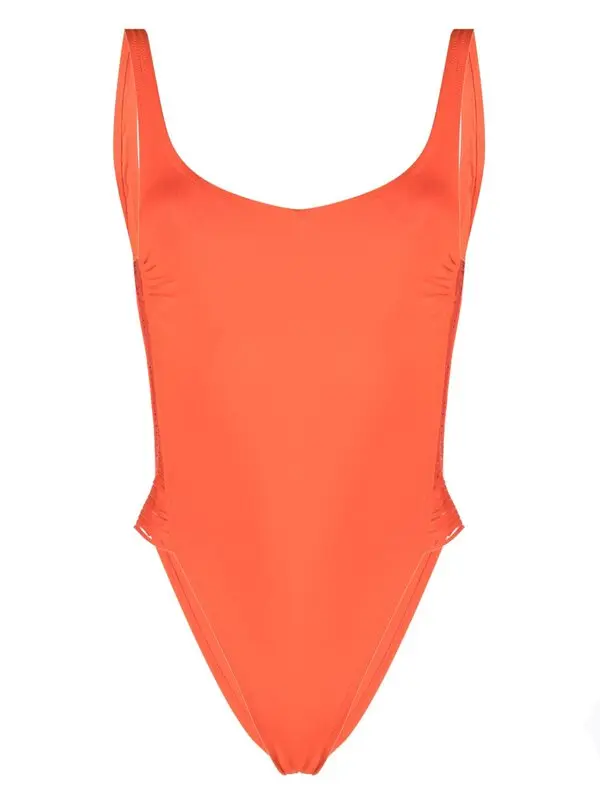 TWINSET Side-straps Detail One Piece - Orange