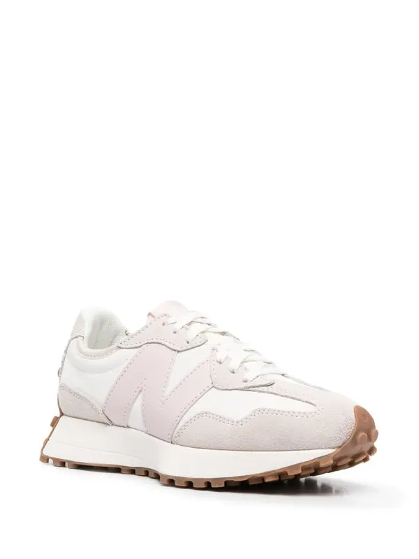 NEW BALANCE 327 Panelled Low-top Sneakers - White