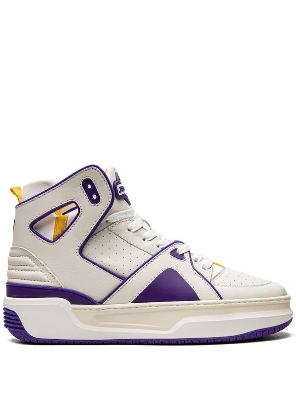 JUST DON Courtside High Sneakers - White