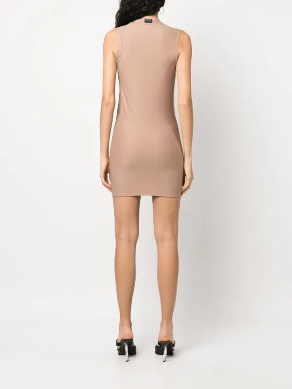 COURREGES Twist-detailing Suspender Mini Dress