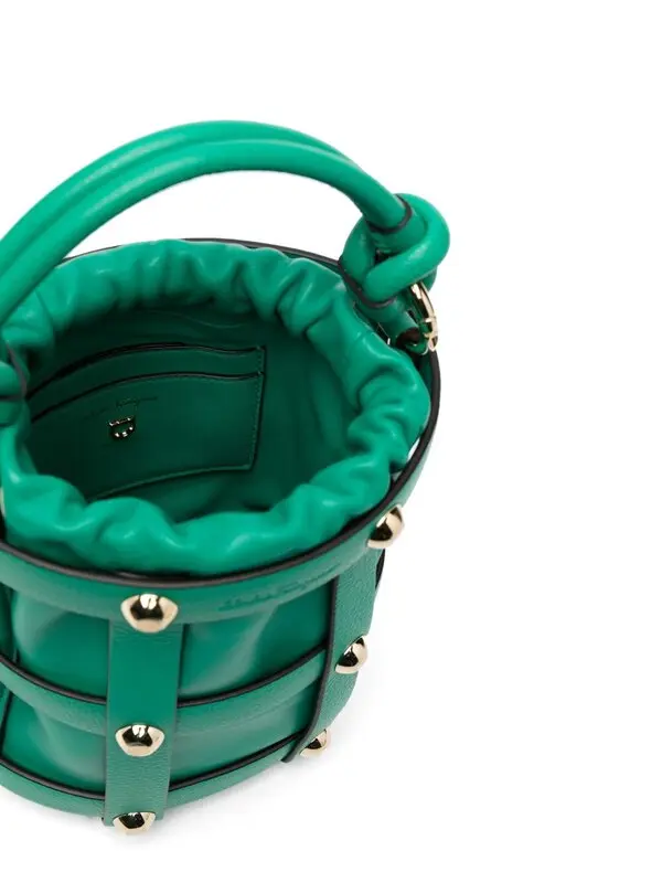 FERRAGAMO Caged-design Bucket Bag